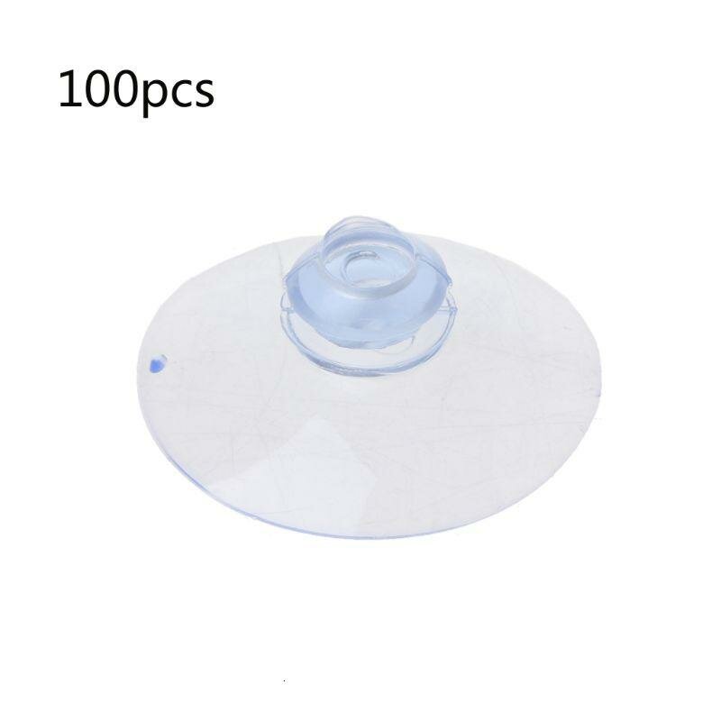 Прозрачные присоски-грибки 100 шт, Четкий