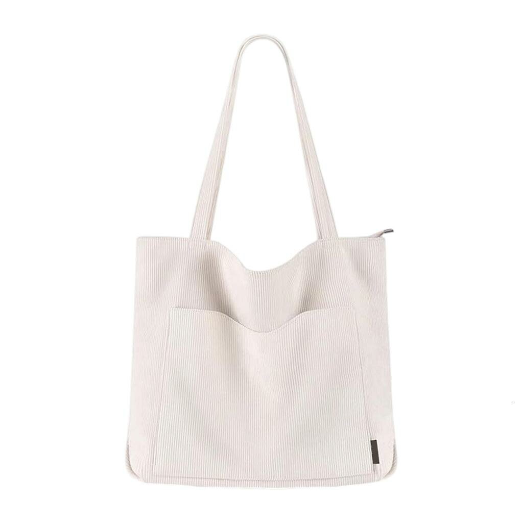 Мягкая вельветовая сумка через плечо Вместительная внутренняя сумка на магнитной кнопке С несколькими отделениями Идеально подходит для книг ноутбука первой необходимости