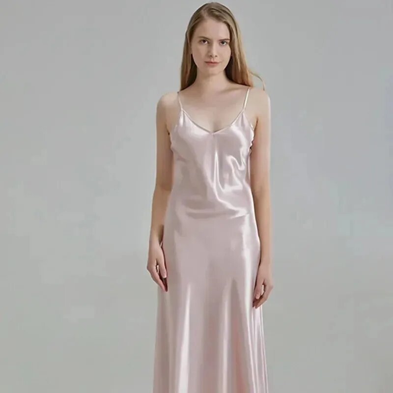 Женские шелковые пижамы из шелка шелковицы 22 Momme M, 22 Momme Pink