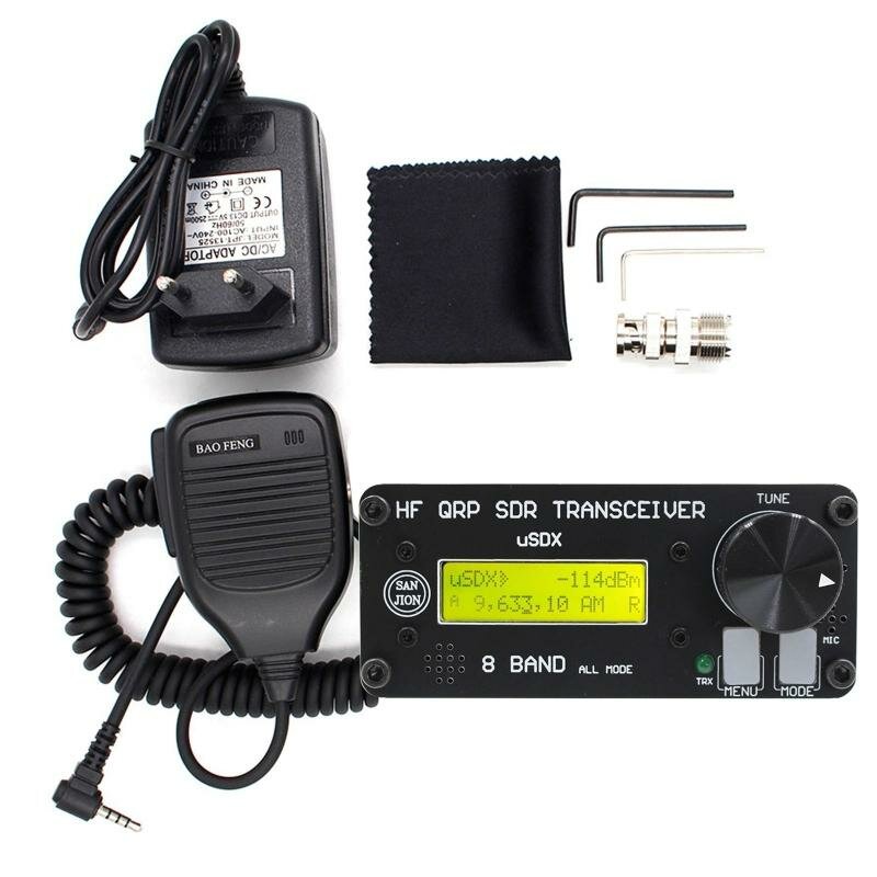 8-диапазонный SDR-трансивер QCX-SSB, EU