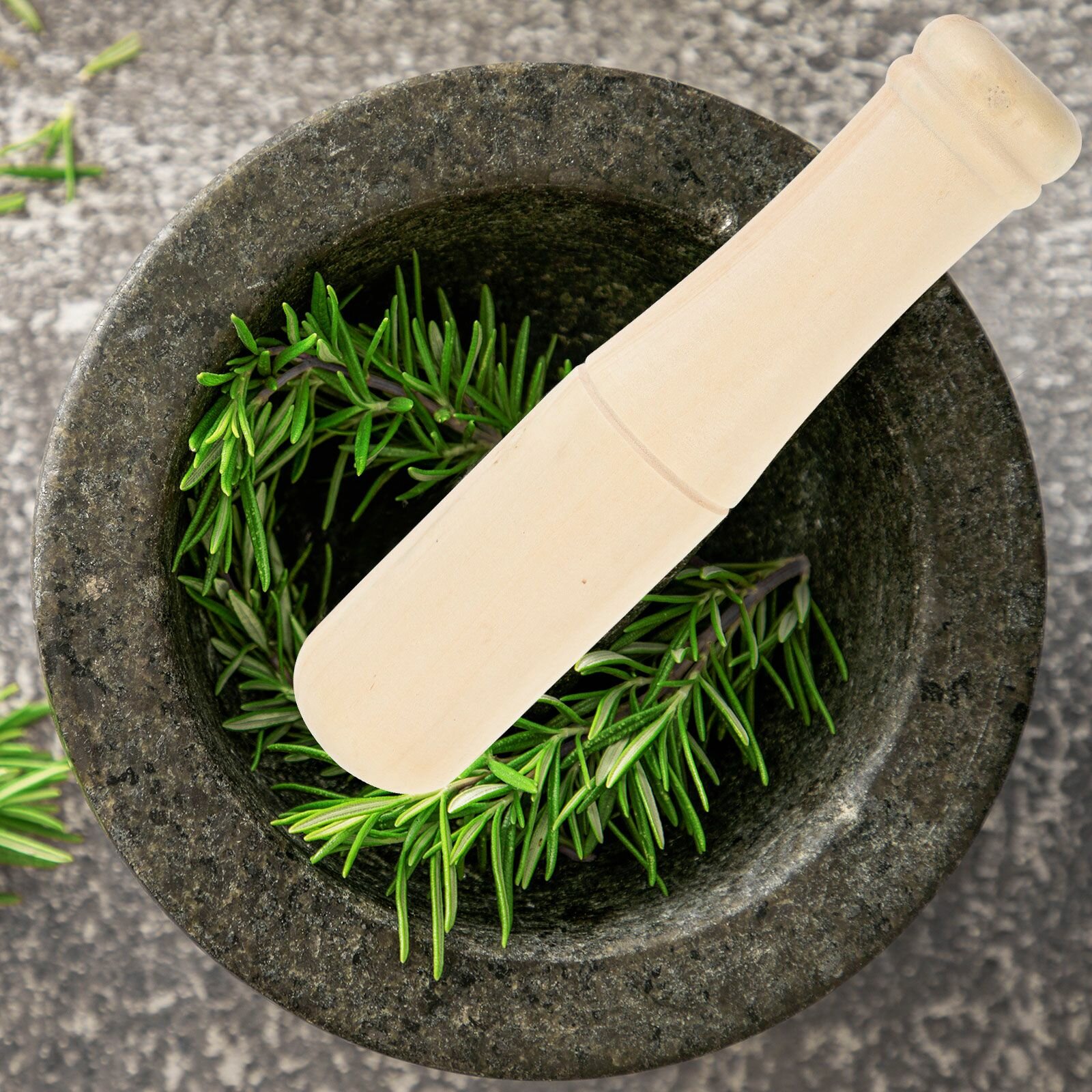 Ступка с пестиком, Дерево