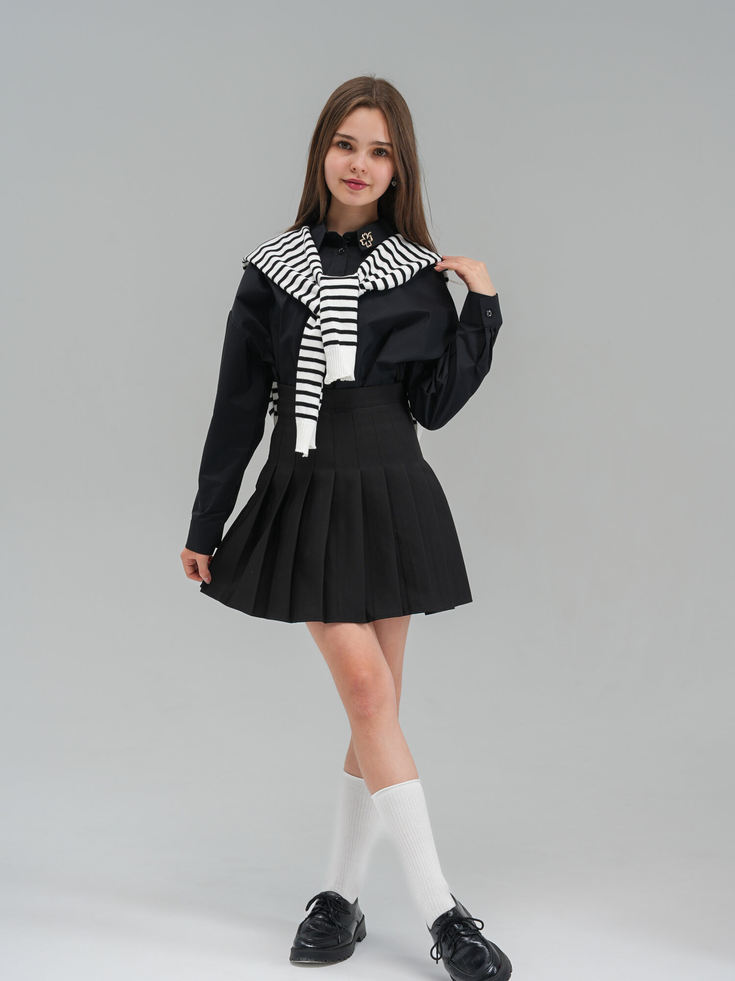 Школьная рубашка для девочек