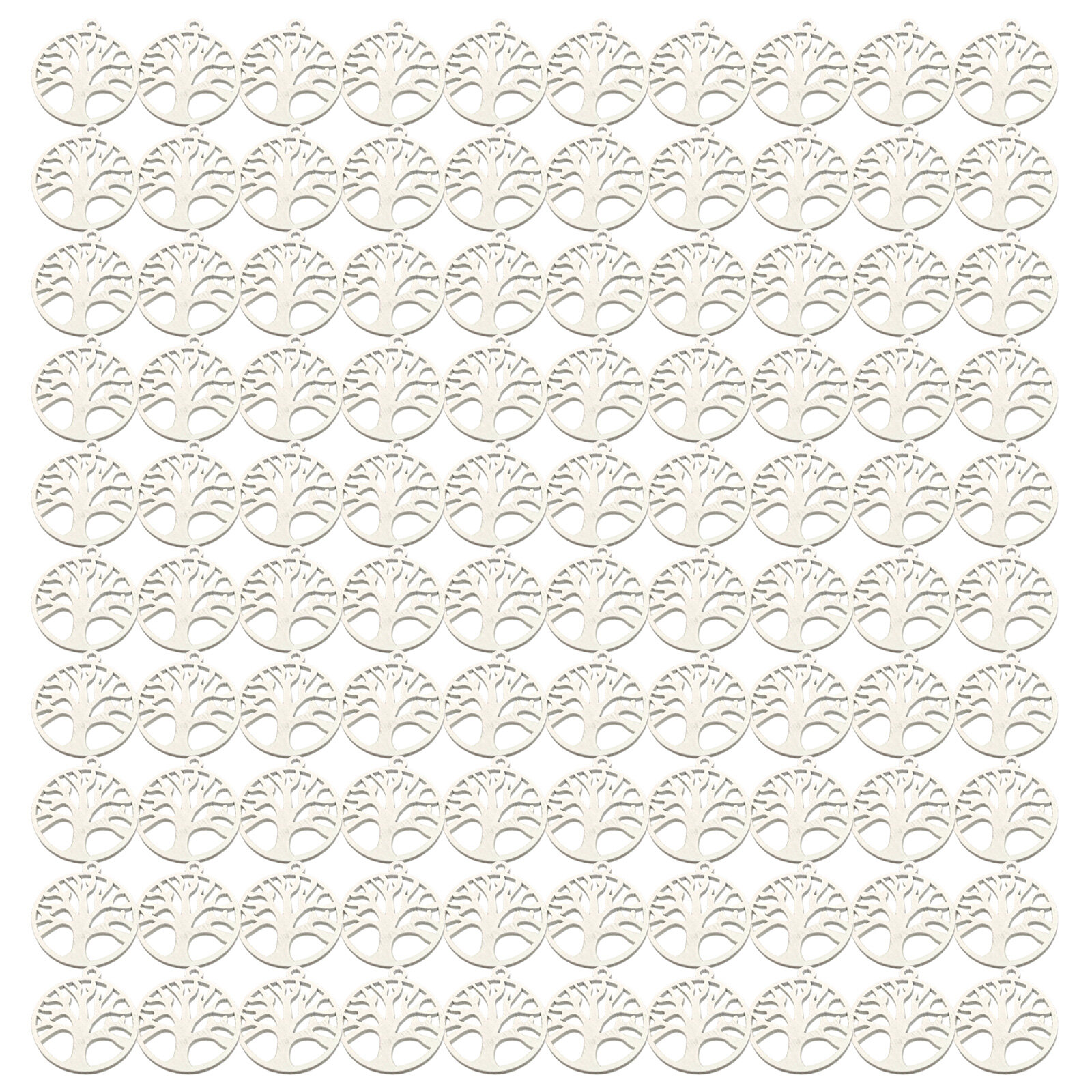 100 шт деревянные заготовки Дерева Жизни для творчества и декора