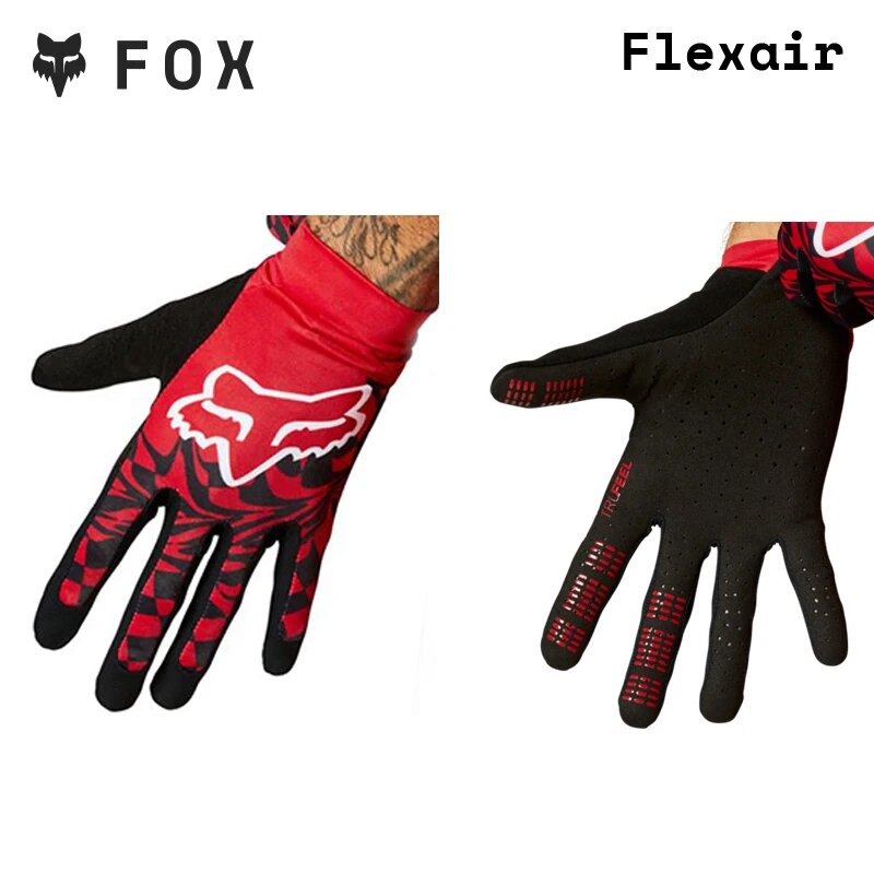 Летние перчатки FOX RACING Flexair: максимальная воздухопроницаемость, сверхлегкие и износостойкие, идеально подходят для мотоциклов, MTB, квадроциклов, BMX.