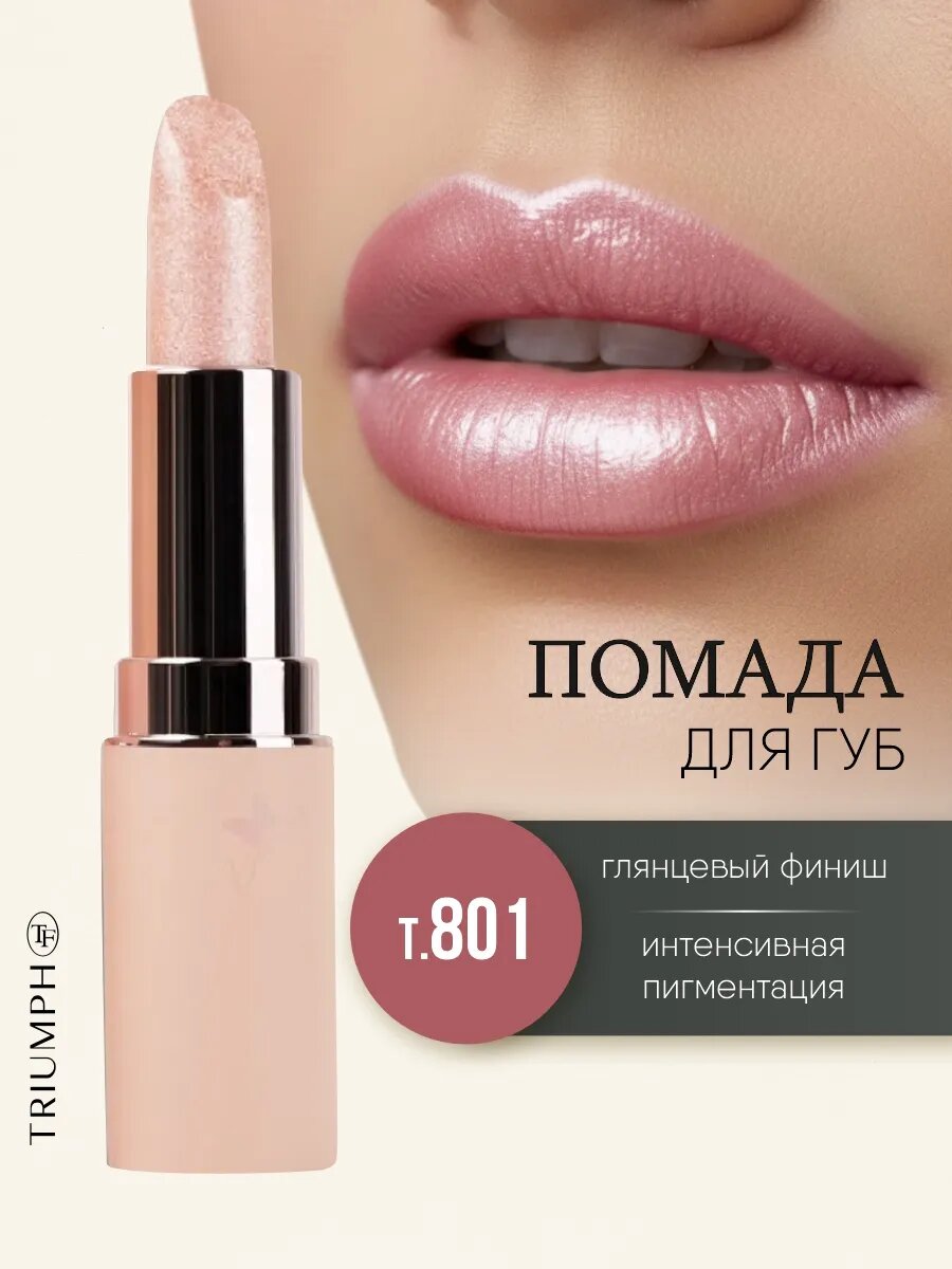 Помада для губ TF cosmetics I'm Trend, тон 821 Ripe berry / Спелая ягода