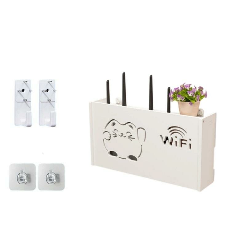 Крепежная коробка для роутера и модема, Большой - Стиль B