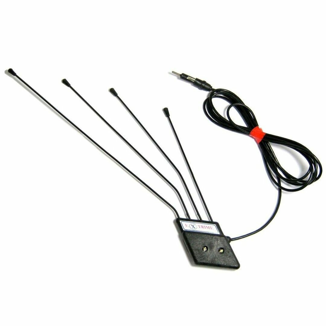 "EXTRIME-2" BLACK автомобильная желобковая антенна для автомагнитолы, диапазон FM, УКВ