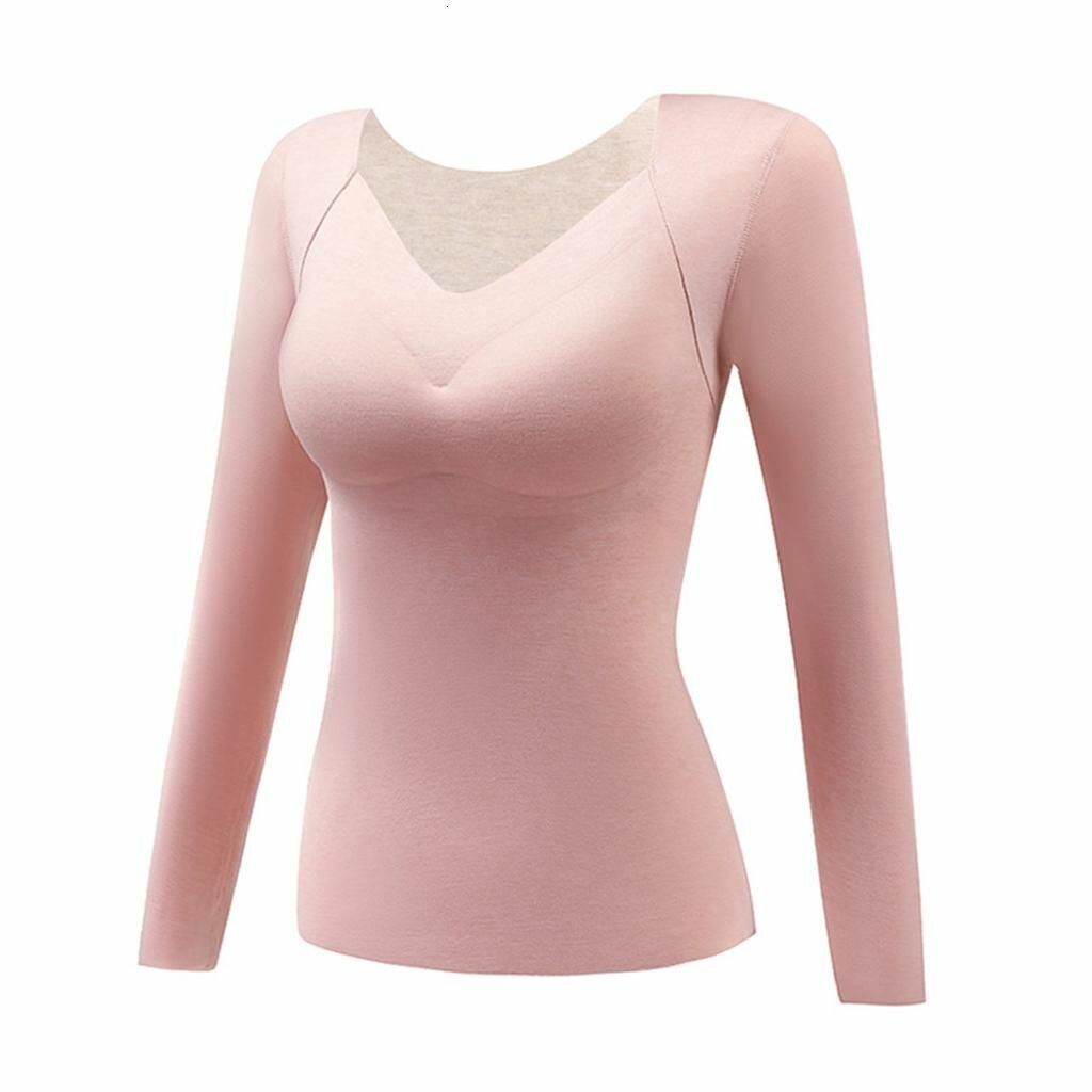 Женское термобелье Fever De Velvet-розовый-XXL