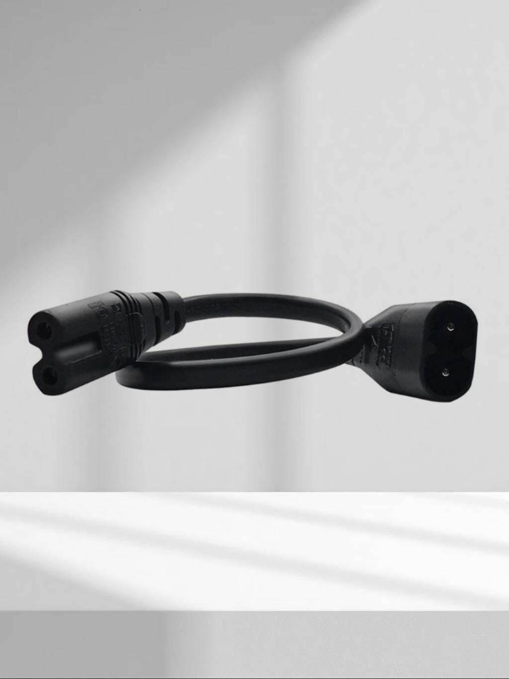 Кабель питания 33 см IEC320 C7-C8