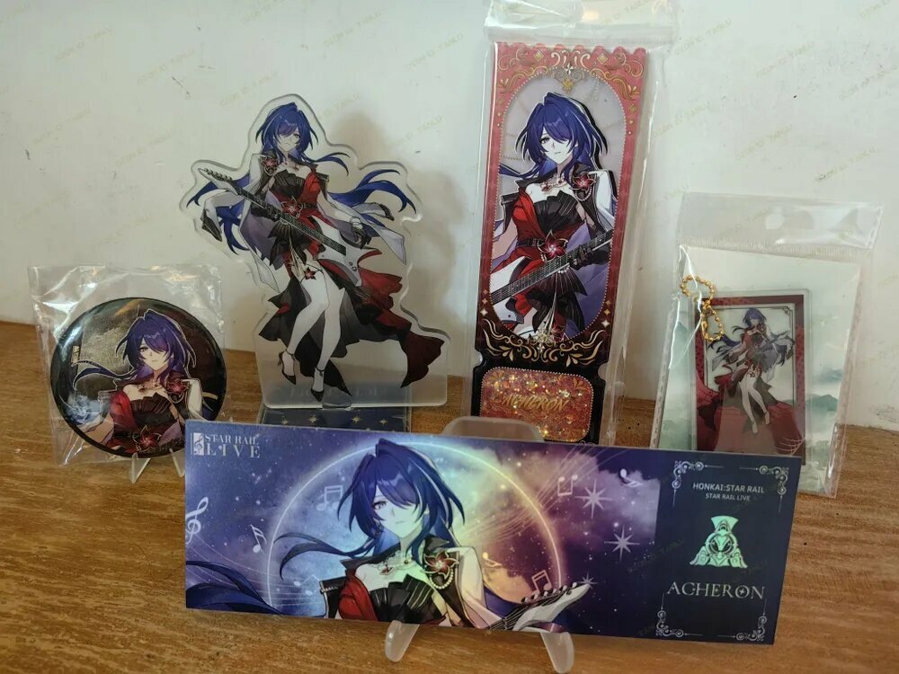 Хонкай Стар Рейл (Honkai: Star Rail) Acheron's Five Piece Set (В подарок случайный брелок)