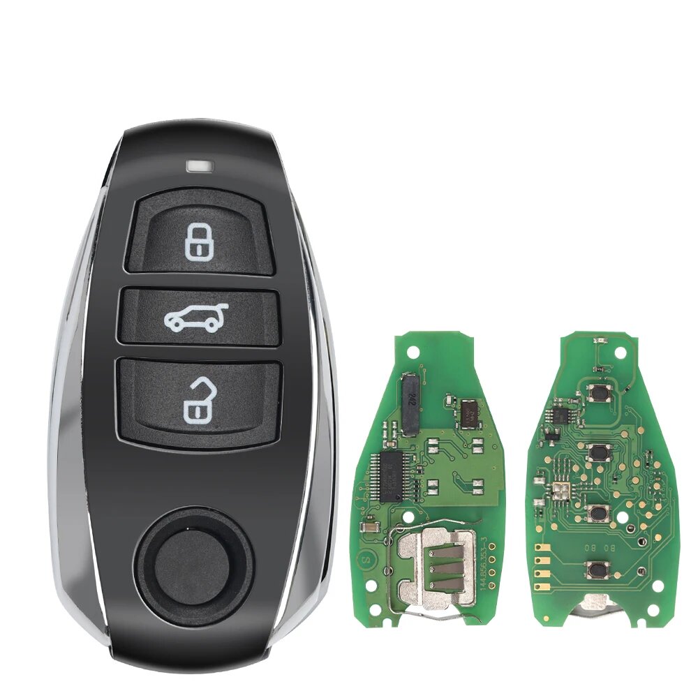 Дистанционный ключ Okey для VW Volkswagen Touareg 315 МГц Audi 5 серии чип 3/4 кнопка автоматический умный пульт дистанционного управления пустой ключ 433MHz, 3 кнопки