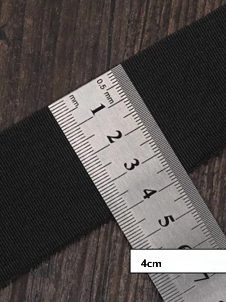 Тесьма брючная черная 40мм 5 м