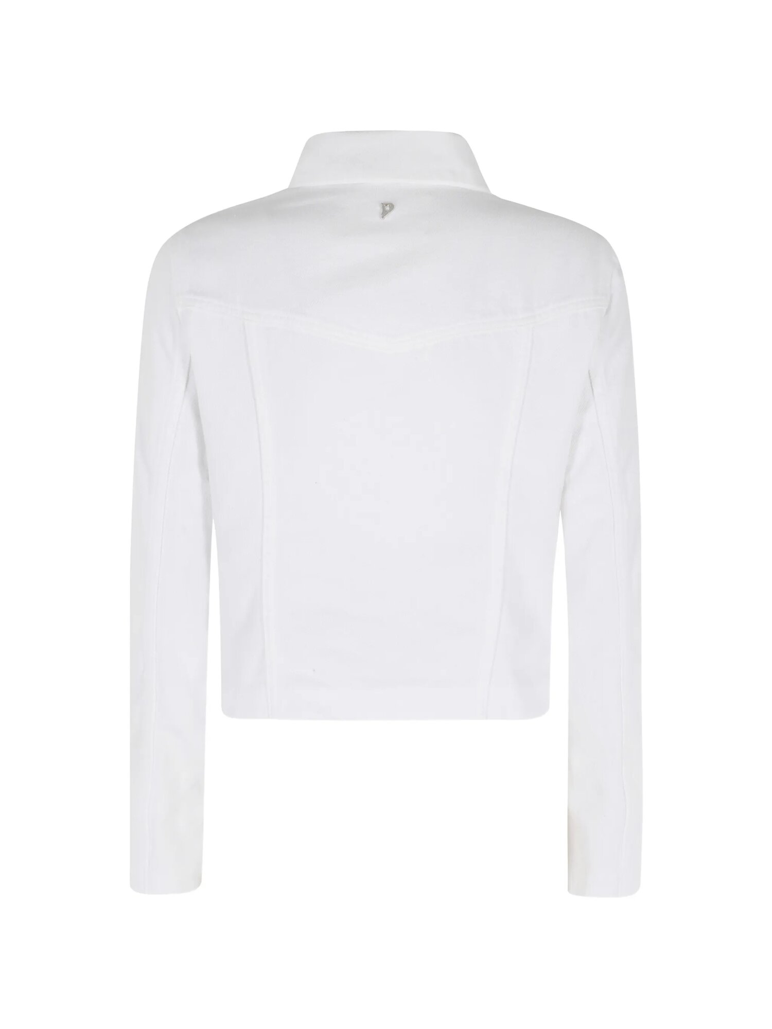 Куртка Dondup Collared button jacket, размер 40, бежевый/белый — фото 1