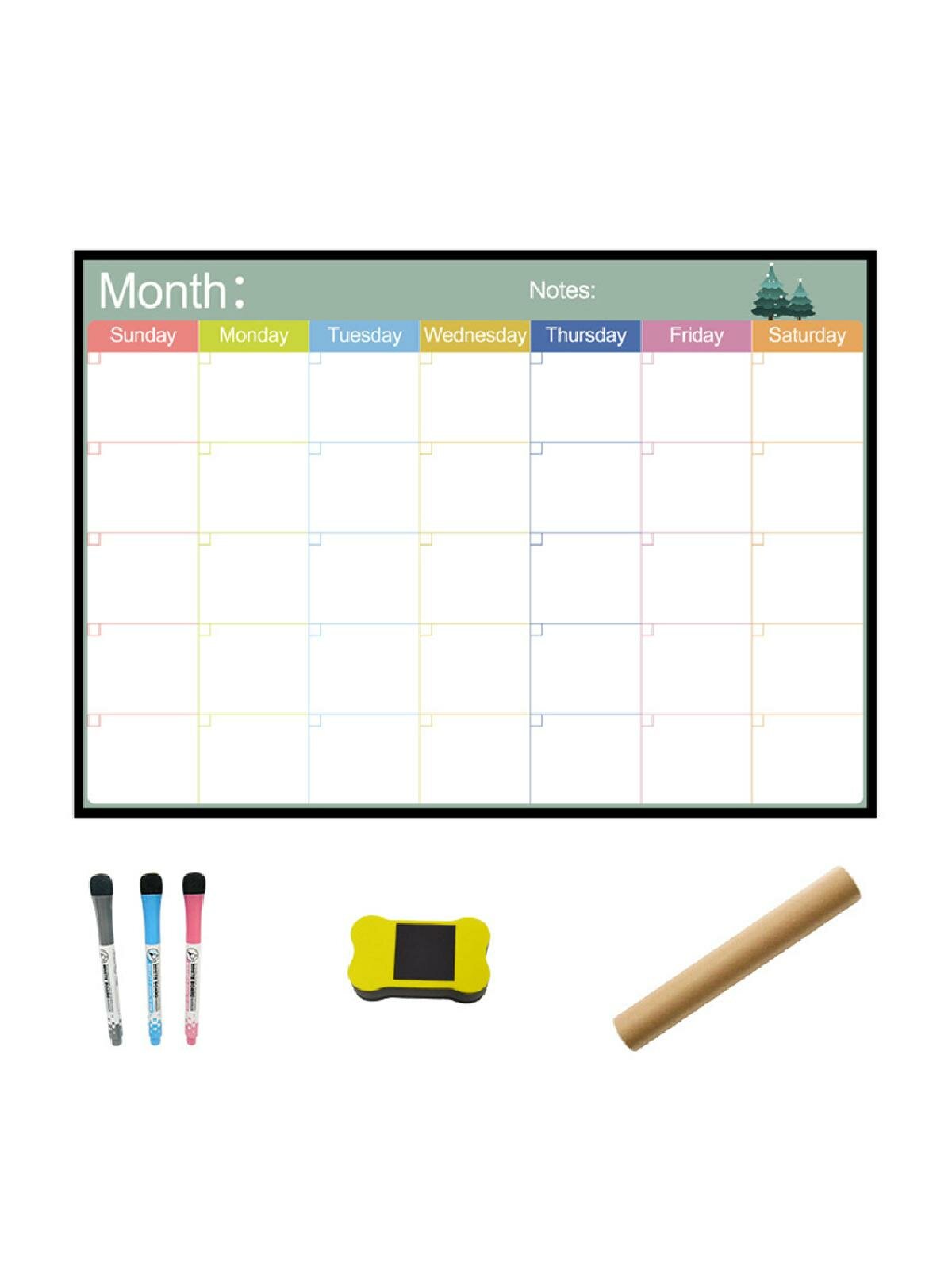 А3 Магнитный Ежемесячный Планировщик Доска Магнит На Холодильник Еженедельная Сообщение Рисунок Примечание