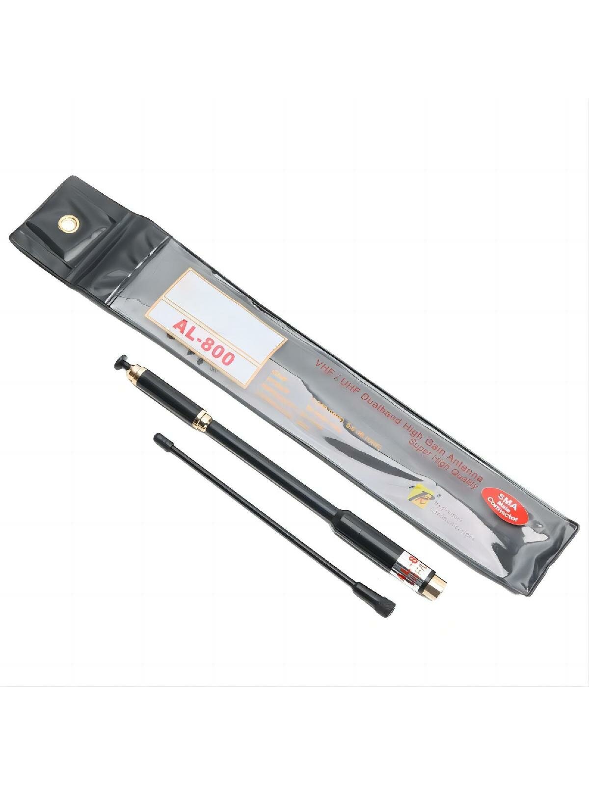 Двухдиапазонная телескопическая антенна 144/430 МГц HighGain SMA-Female