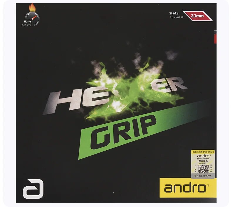 Накладка для настольного тенниса ANDRO GRIP / POWER GRIP POWER GRIP RED 2.1