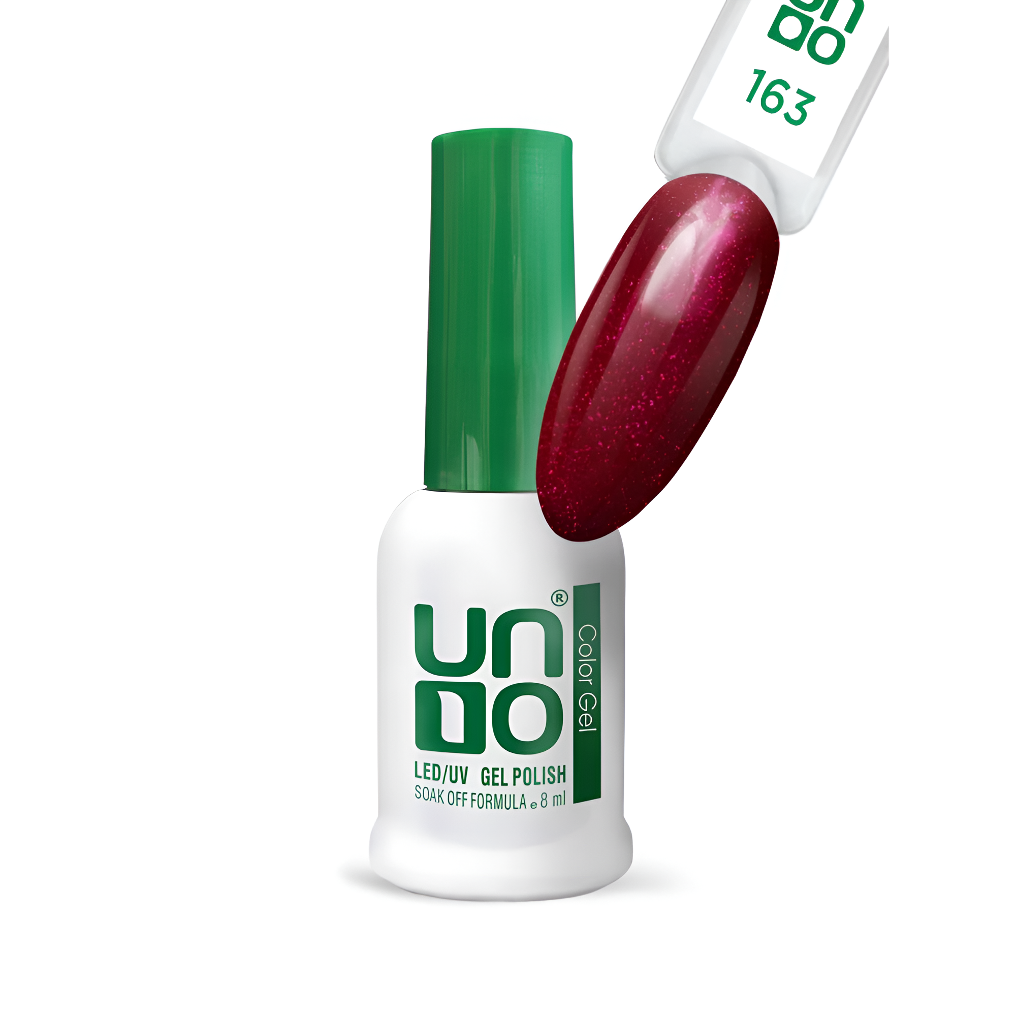 Гель-лак Uno Royal Red - 163 Амазонская лилия - Amazon Lily, для ногтей, 8 г