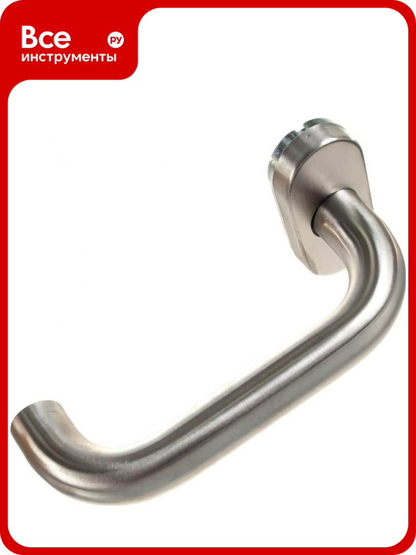 Дверная ручка на овальной розетке PALIDORE UO2203-01/8х8/INOX 98761205