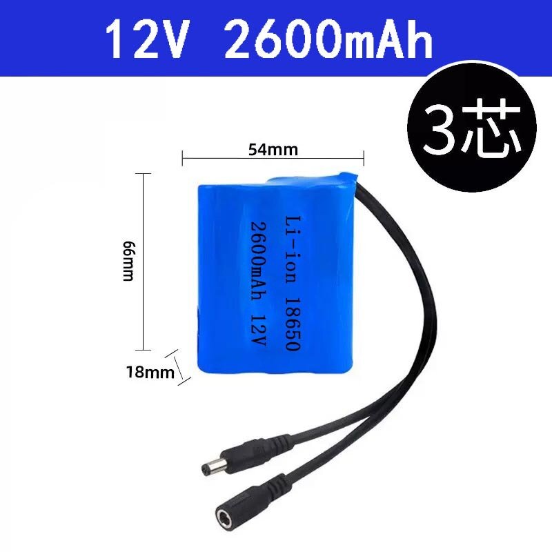 Горячая распродажа18650 Высоковместительный аккумулятор 12В для наружной рыбалки, электрического колеса, динамика, солнечного уличного света, вложенный аккумулятор 12В