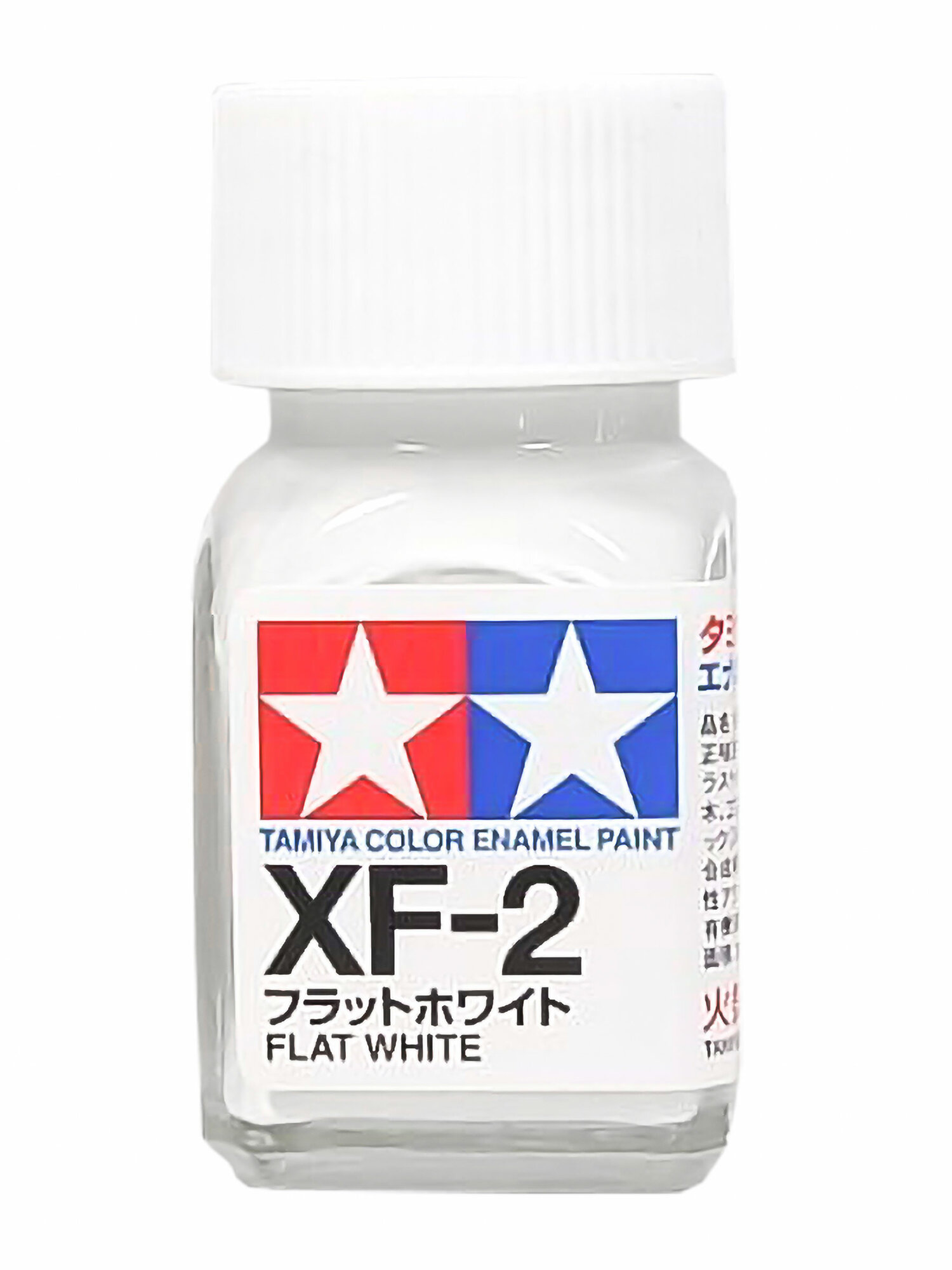 Краска эмалевая Tamiya Enamel Paint XF-2 Flat White 80302 белая матовая, 10 мл