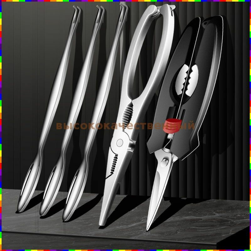 Столовые вилки 5 шт, серебристый цвет