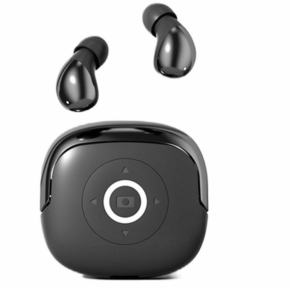 Беспроводные наушники Cikiki с управлением видео и затвором камеры - Bluetooth 5.4, мультимедийный музыкальный плеер, дистанционное управление, зарядка Type-C, для спорта, работы и поездок на работу.