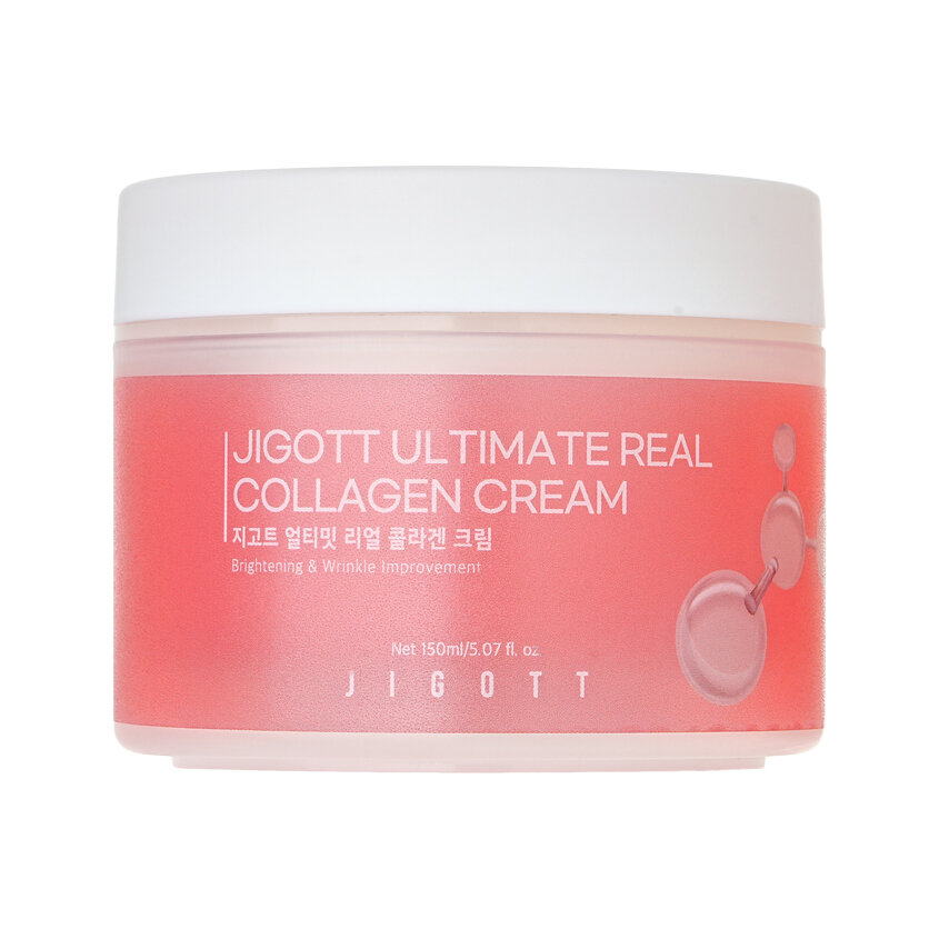 Крем для лица JIGOTT ULTIMATE REAL COLLAGEN увлажняющий с коллагеном 150 мл