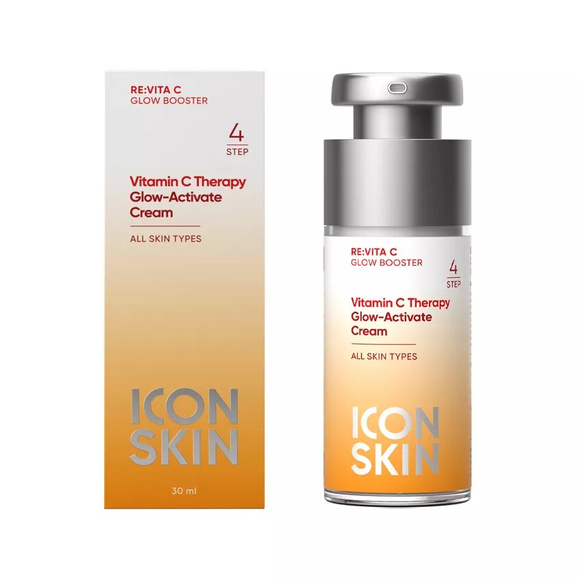 Крем для лица ICON SKIN с витамином С (для сияния и упругости кожи) 30 мл