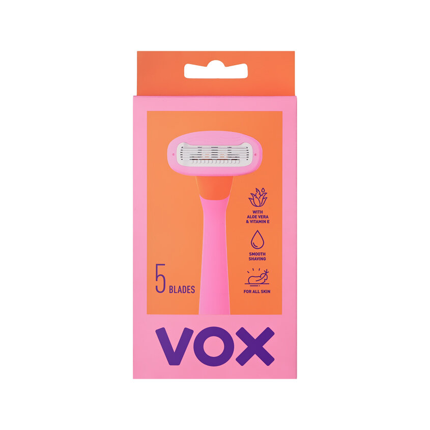 Станок для бритья VOX Алоэ Вера 5 лезвий 1 шт