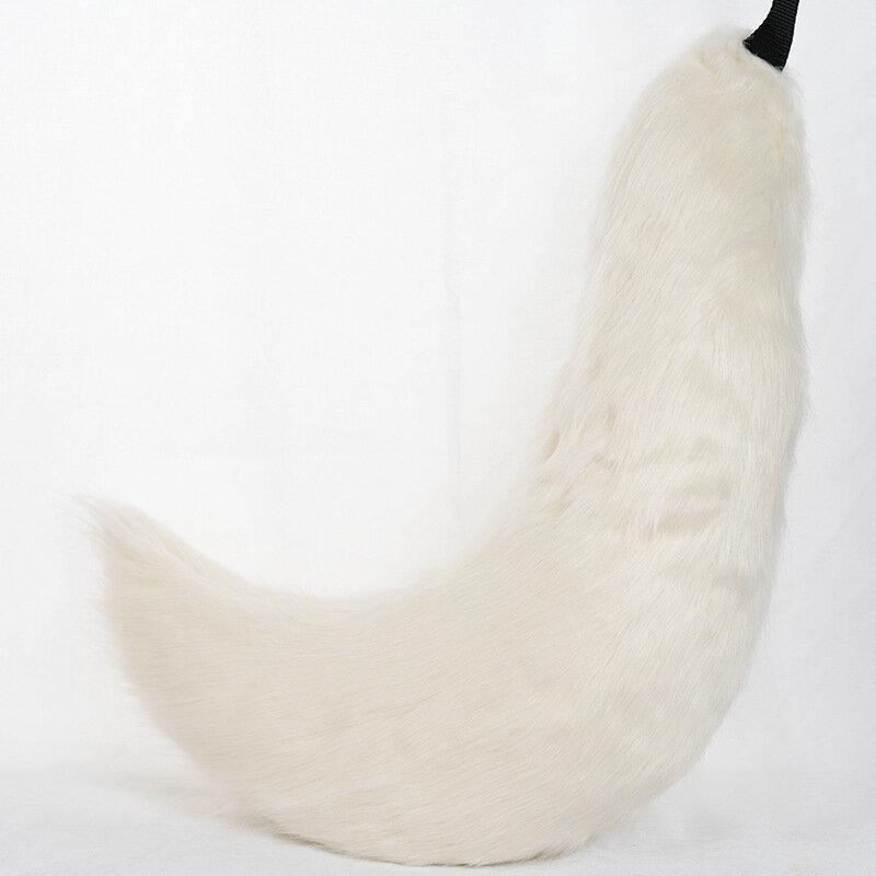 Аниме большие ручные плюшевые уши и хвост животного, аксессуары для косплея, хвост лисы, хвост волка, аксессуары для Comic Con
