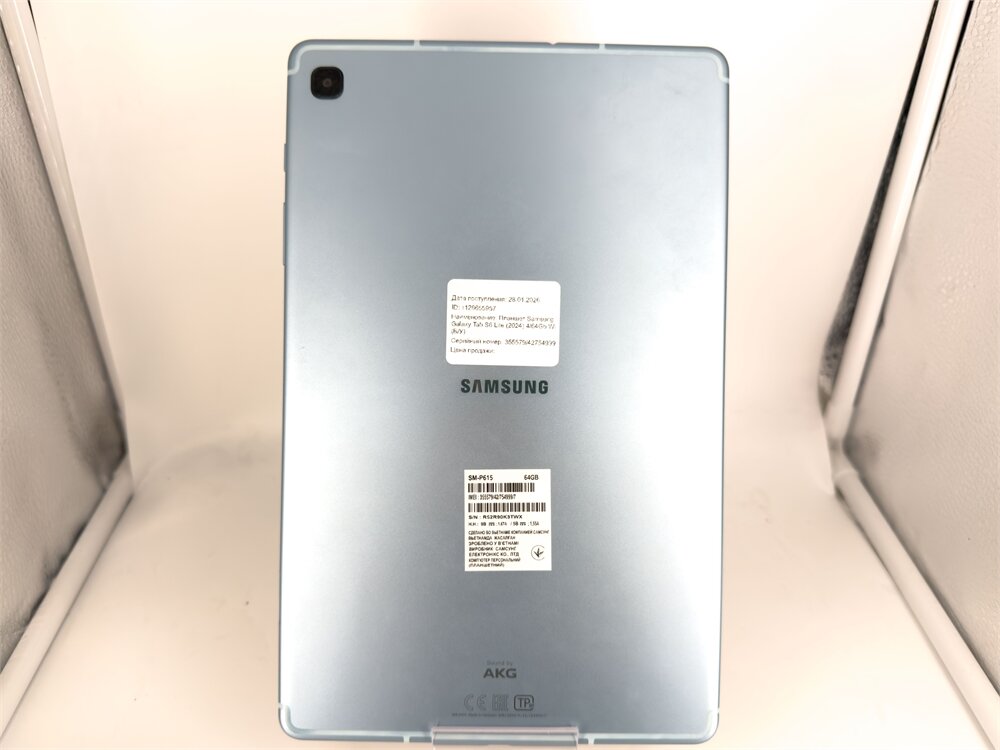 Планшет Samsung Galaxy Tab S6 Lite (2020) 4/64 ГБ SM-P615, WiFi + LTE, голубой