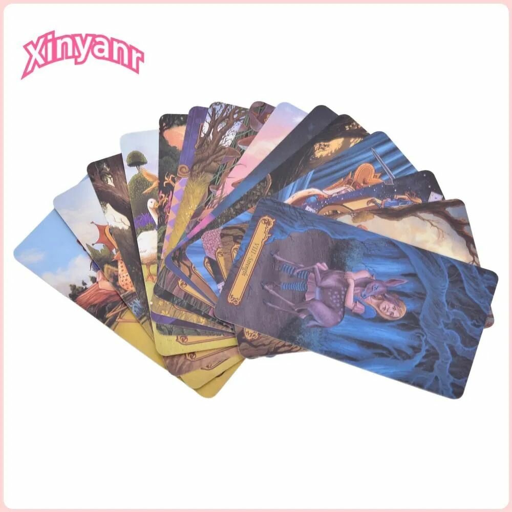 Карты Таро в Стране Чудес 78 шт, идеальные для предсказаний и игры