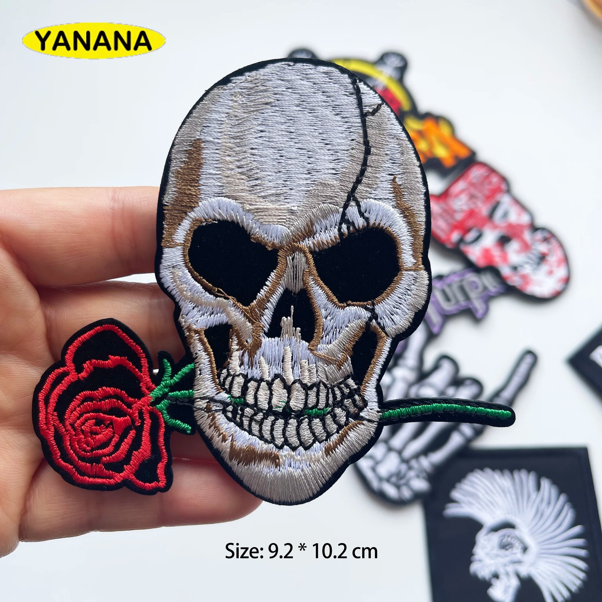 YANANA Панк-рок нашивки для одежды