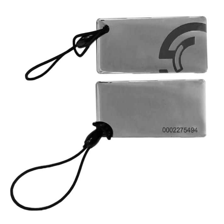 Брелок Proximity, Em-Marine Tantos TS-IDKey серый, 125 кГц, с отверстием и шнурком для крепления