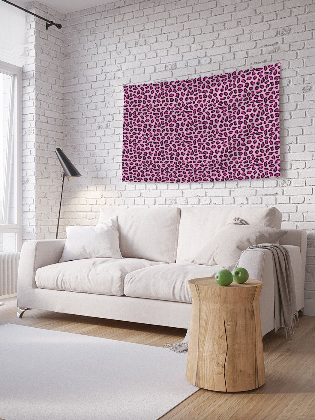 Горизонтальное фотопанно на стену "Крашеная шкура ягуара", 150x200 см