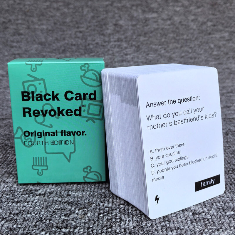 ⭐Полная английская черная карта, отмененная игра, настольная игра, карточная игра, интерактивная игрушка⭐
