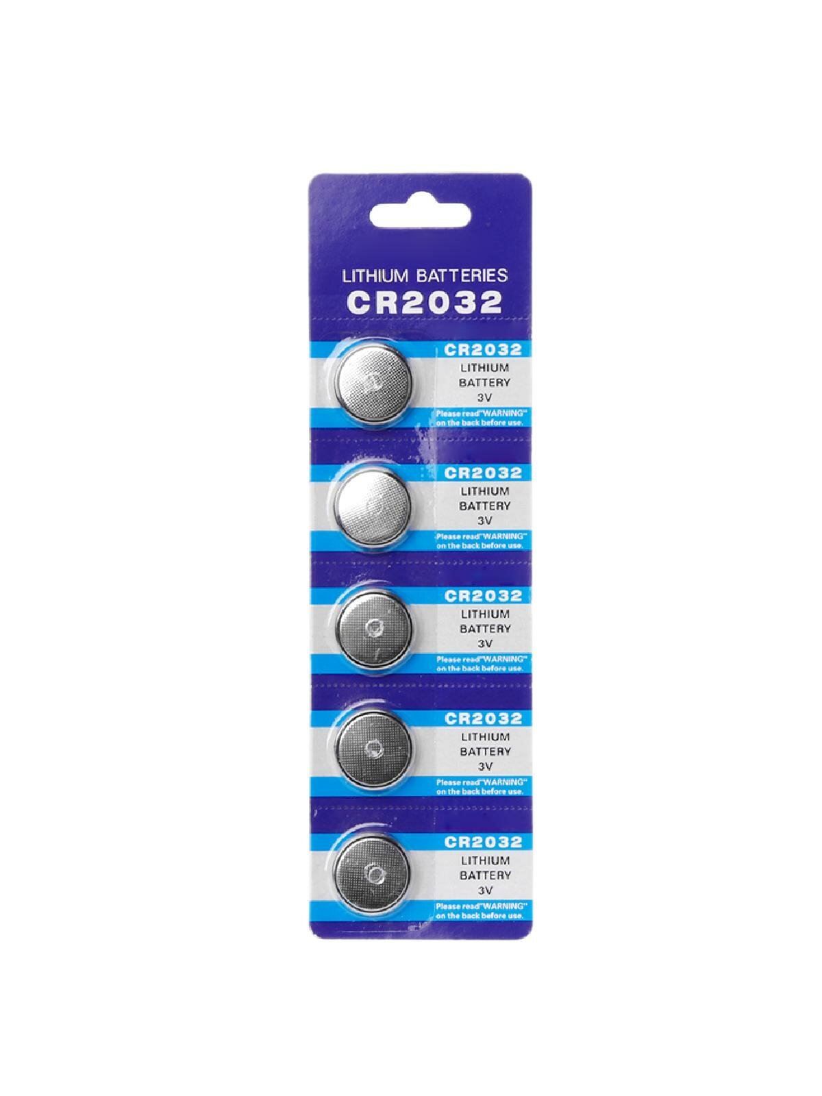 5 литиевых батареек CR2032, 2032 кнопочных батарейки
