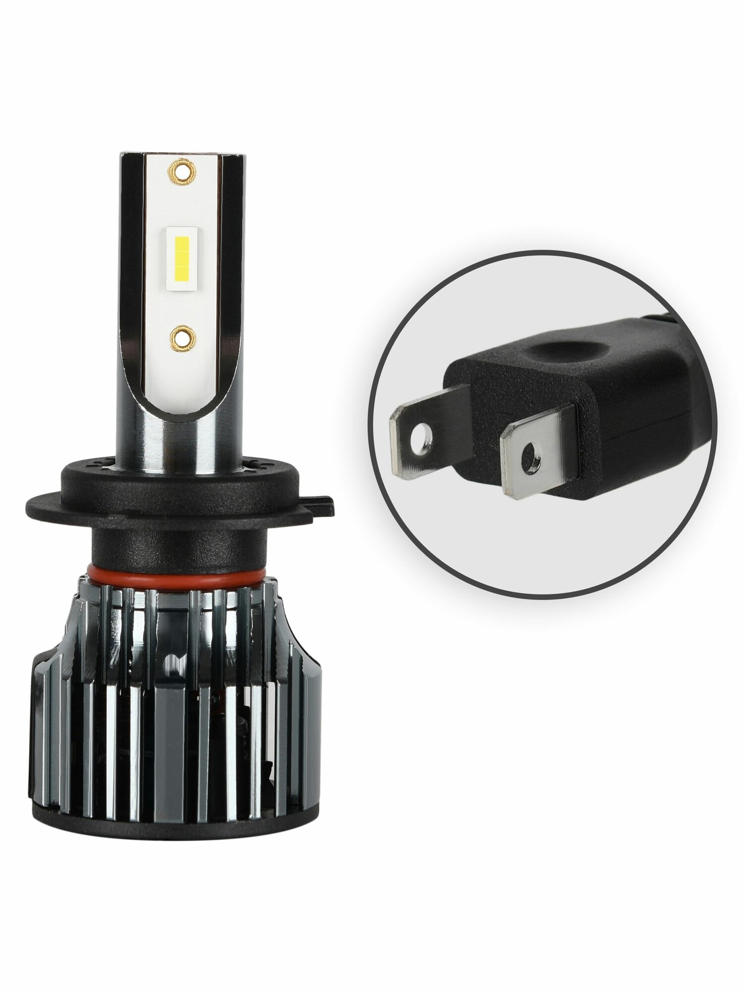 H7 Лампа лед автомобильная для Audi, Q2, GA, рестайлинг, для дальнего света ауди, Q2, 2020-по н. в. г. с галогеновыми фарами H7