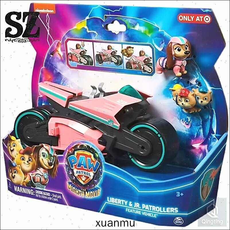 Игровой набор PAW Patrol Либерти на мотоцикле трансформере Щенячий патруль Мегафильм