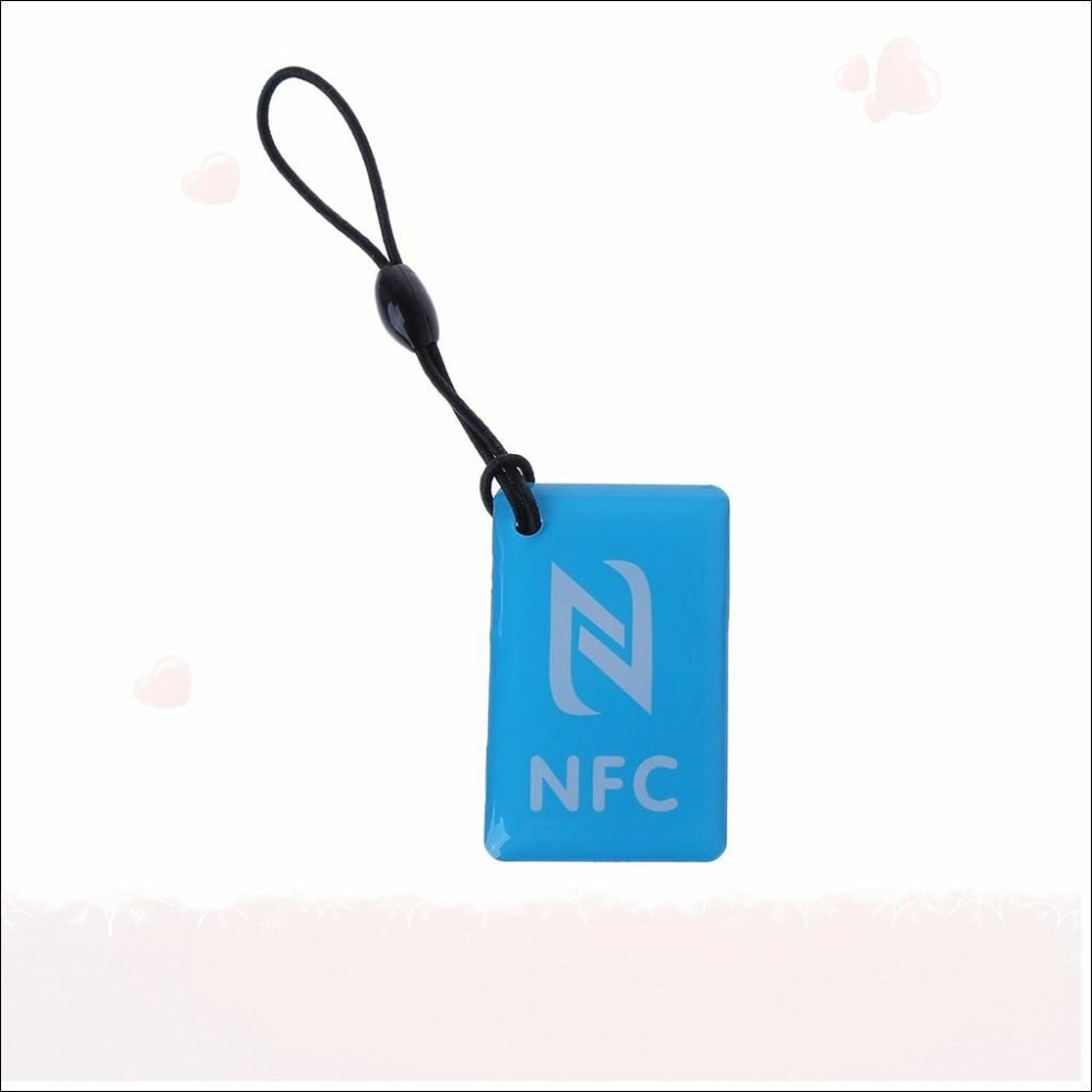 Водонепроницаемая эпоксидная карта Ntag213 с NFC-меткой-красный