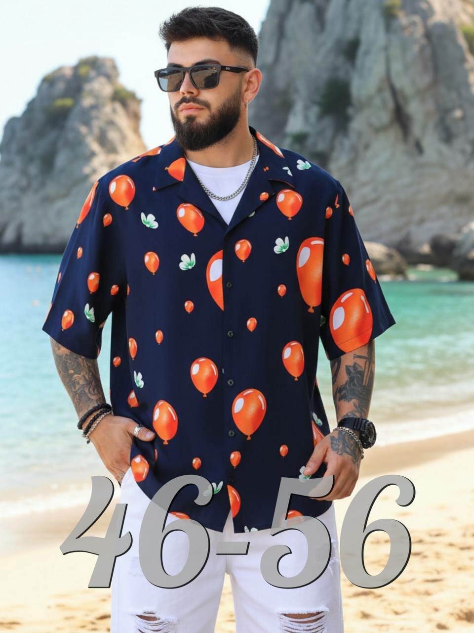 Рубашка Арабески морей