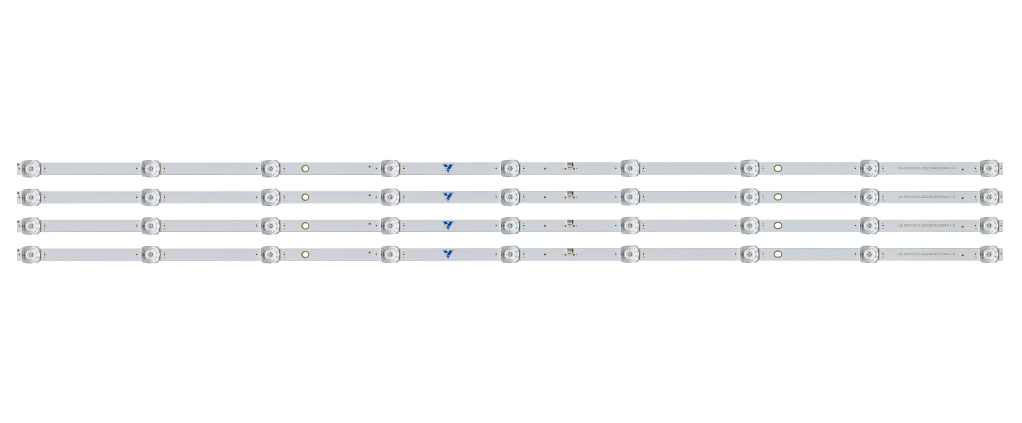 Комплект светодиодной подсветки LB-GM3030-GJ0D22504X9ZB49-1-S (4 планки по 931 мм 9 линз )