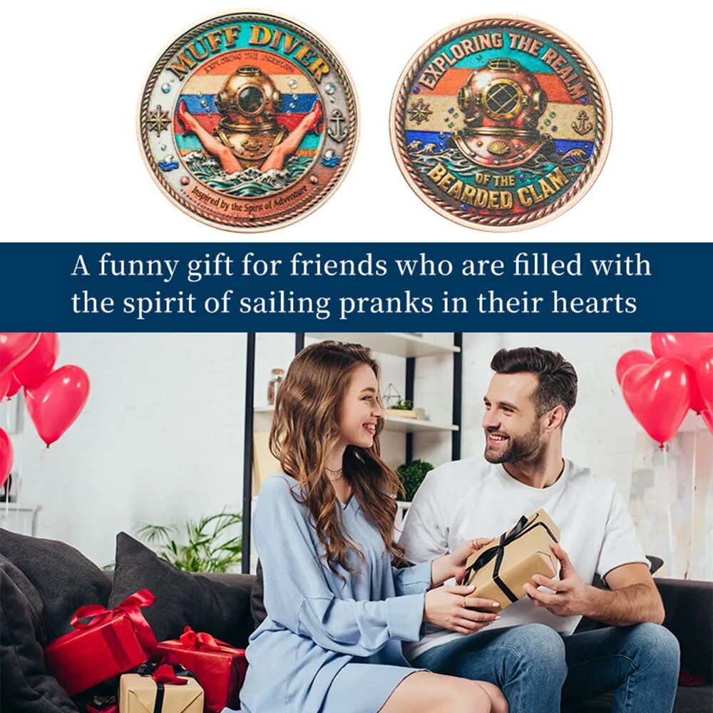 Памятная монета морского приключения, креативный коллекционный подарок