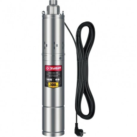 Скважинный насос винтовой ЗУБР, 155 м напор