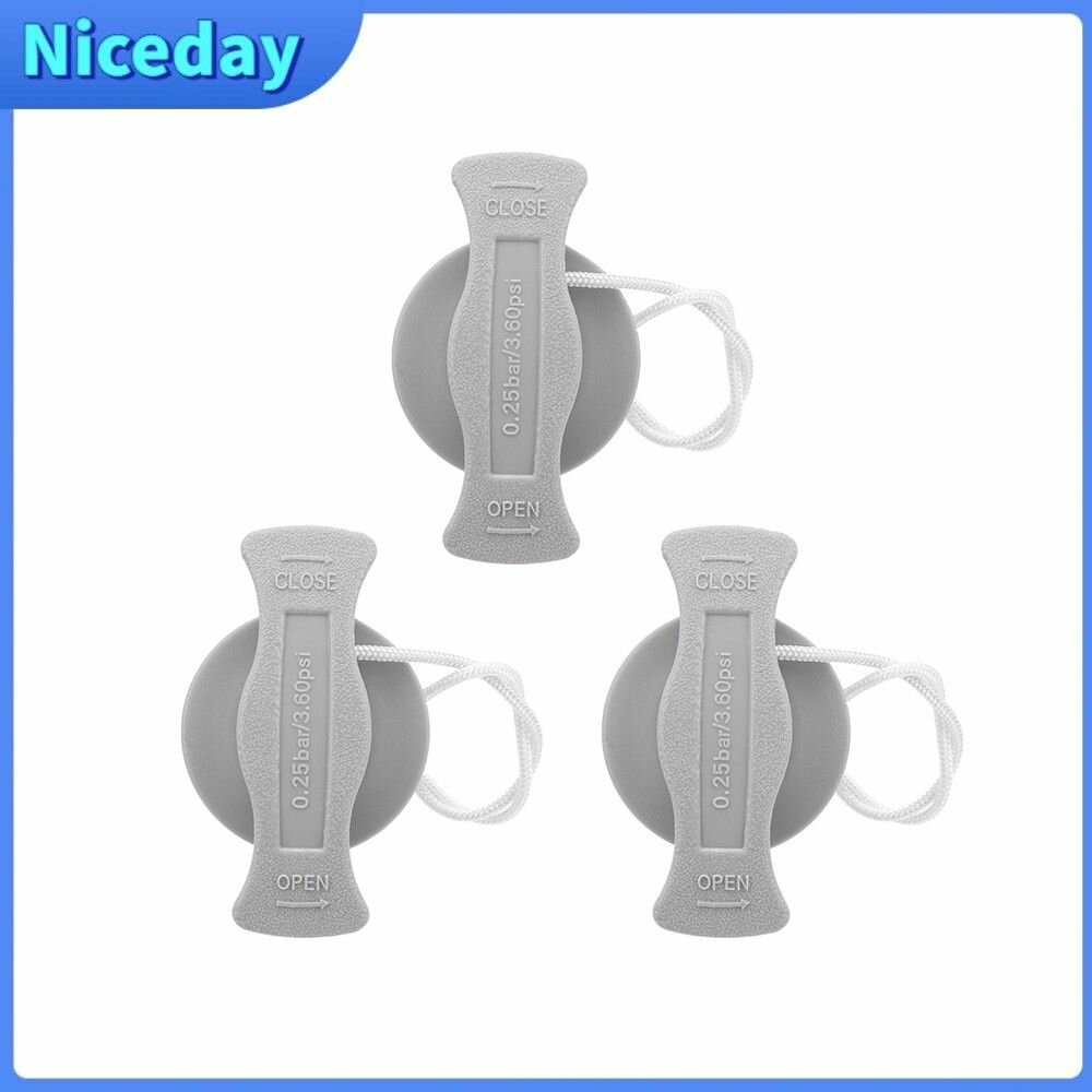 Клапан надувной лодки 8-зубчатый ПВХ 3 шт. для каяка