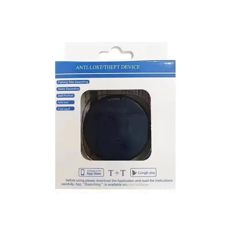 Mijia Mini GPS трекер Bluetooth 5.4 анти-потерянное GPS мини-устройство домашнее Black with Box