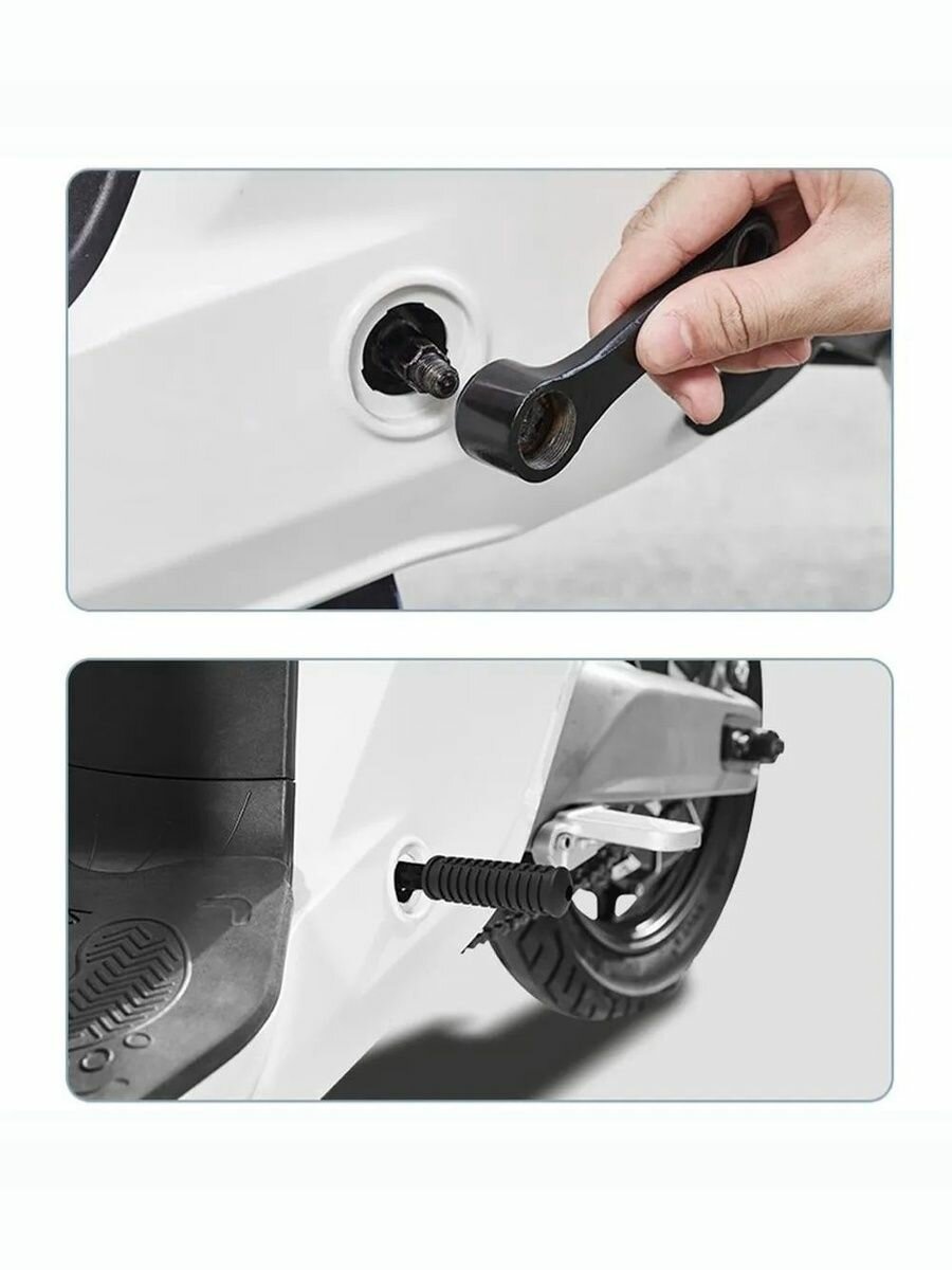 Противоскользящие алюминиевые подножки для мотоциклов, электровелосипедов, Педали для ног