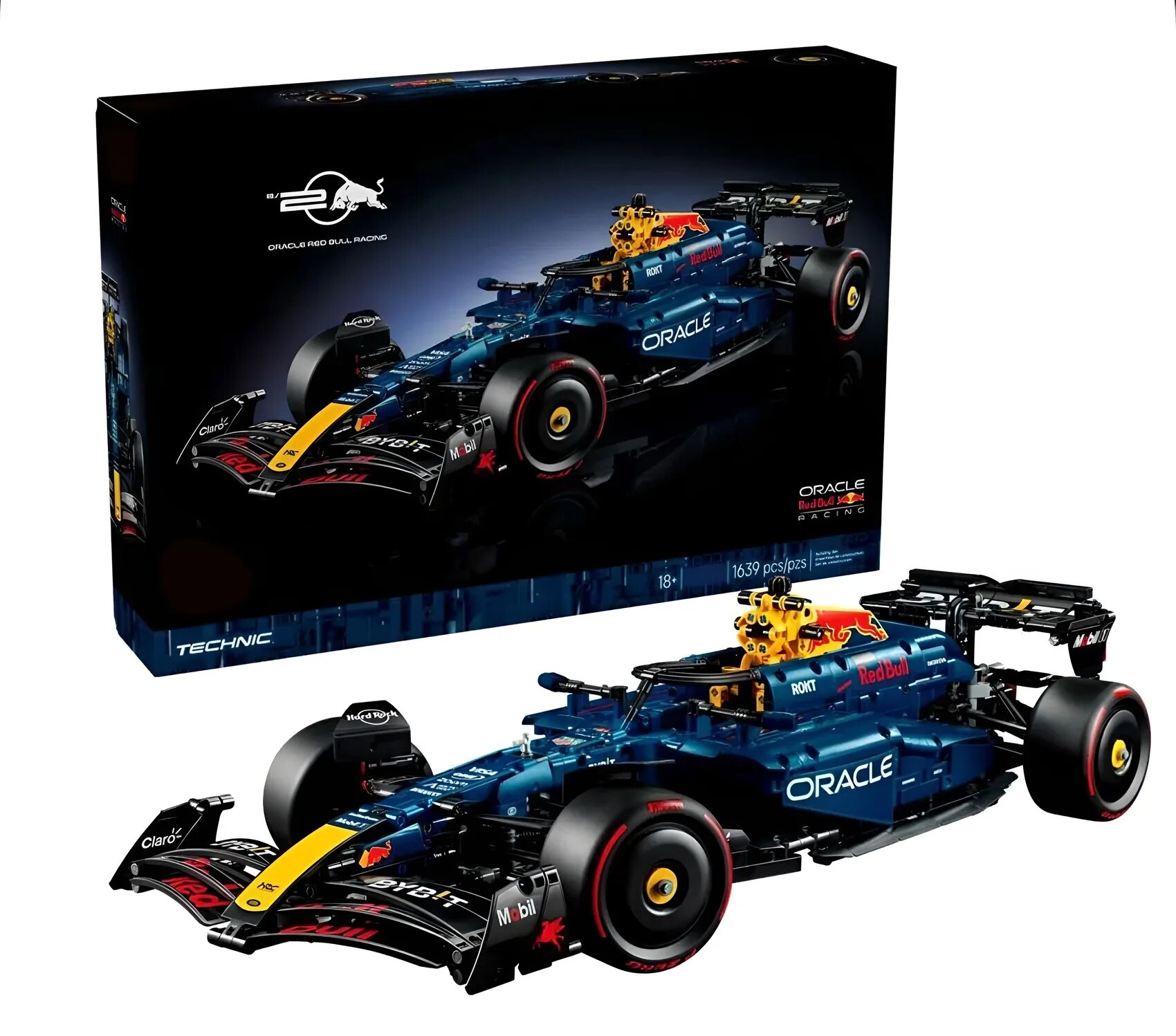 Конструктор TECHNIC Техник: "Oracle Red Bull Racing RB20 F1", 1639 деталей / Гоночный автомобиль Рэд Бул, F2862
