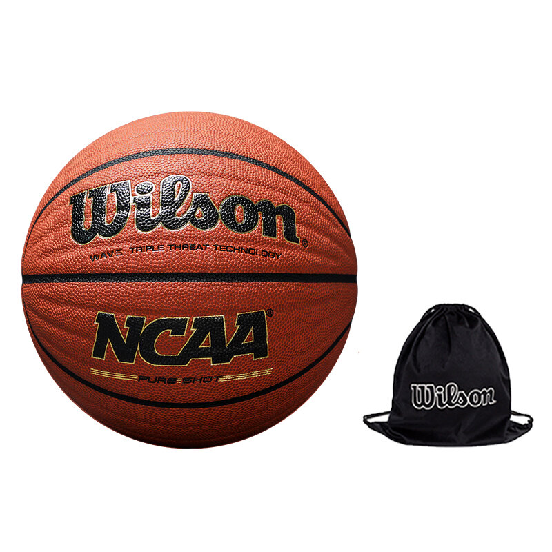 Баскетбольный мяч унисекс Wilson NCAA Collection WTB0640IB07CN PU, кирпично-красный, размер 7, тренировочный, CN