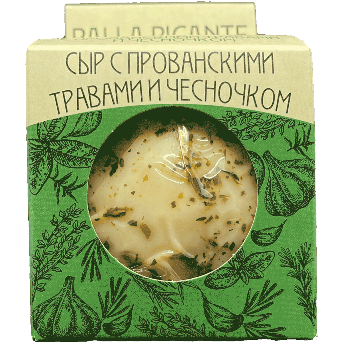 Сыр Palla Picante с прованскими травами и чесночком 50% 160 г